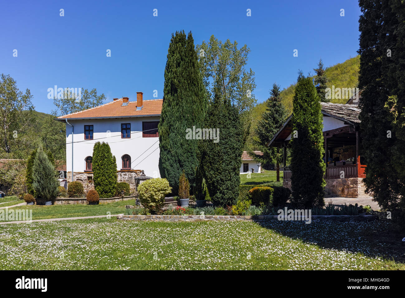 Old building in Temski monastery St. George, Pirot Region, Republic of ...