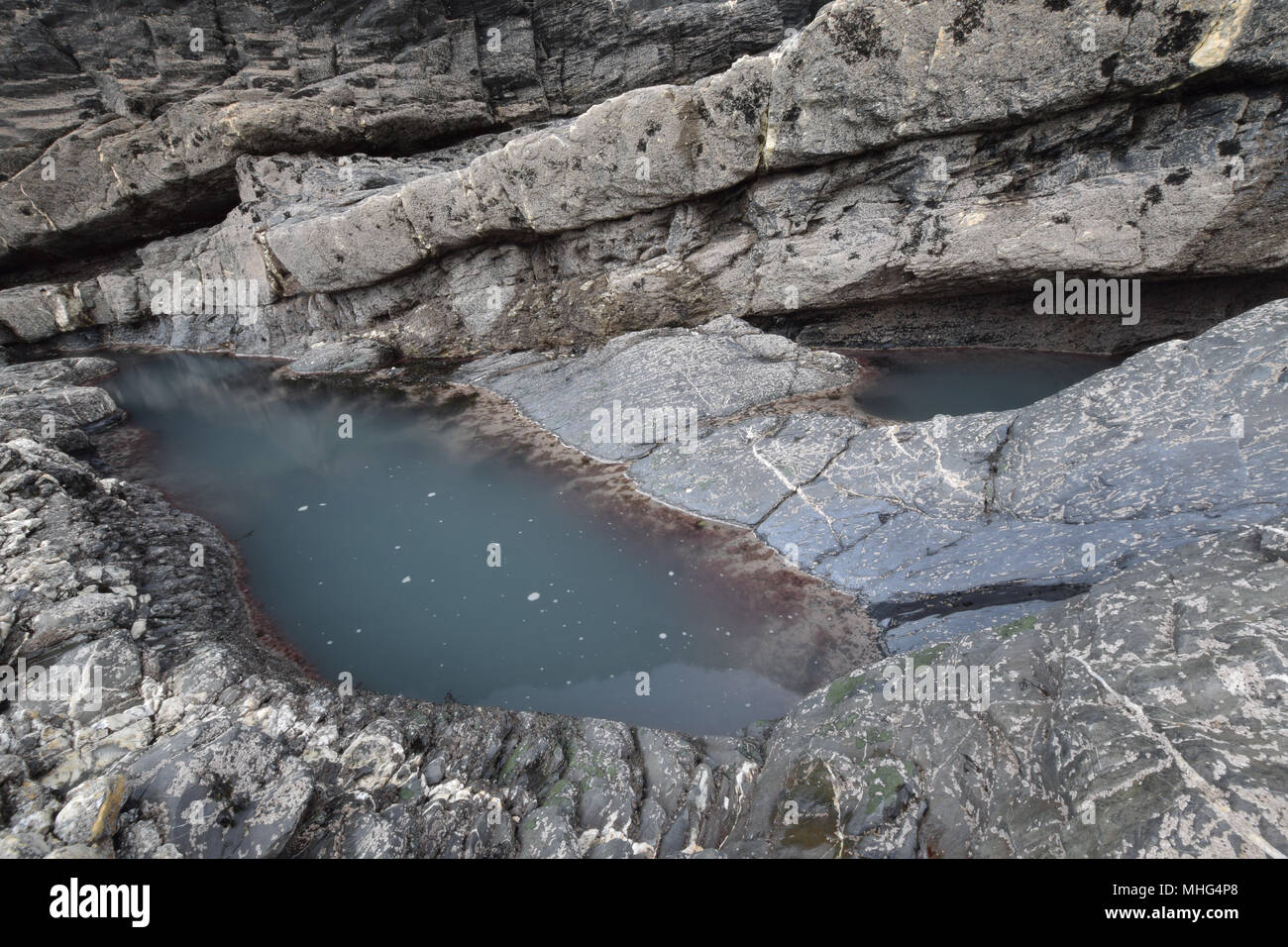 Tidal Pool Rusey Beach Boscastle Cornwall Stock Photo - Alamy
