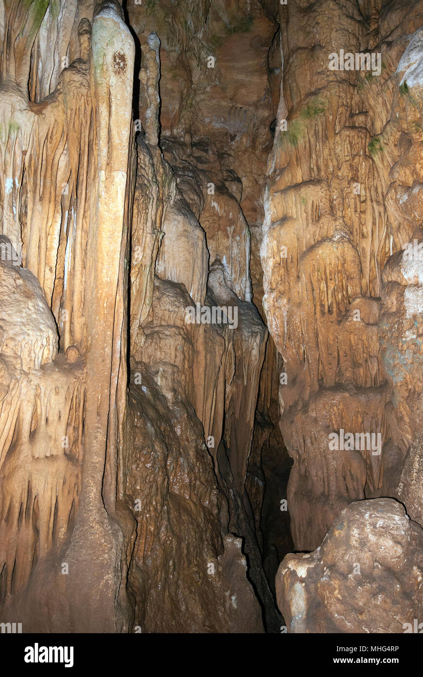 Geological formation in Pastena Caves, Lazio, Italy Stock Photo - Alamy