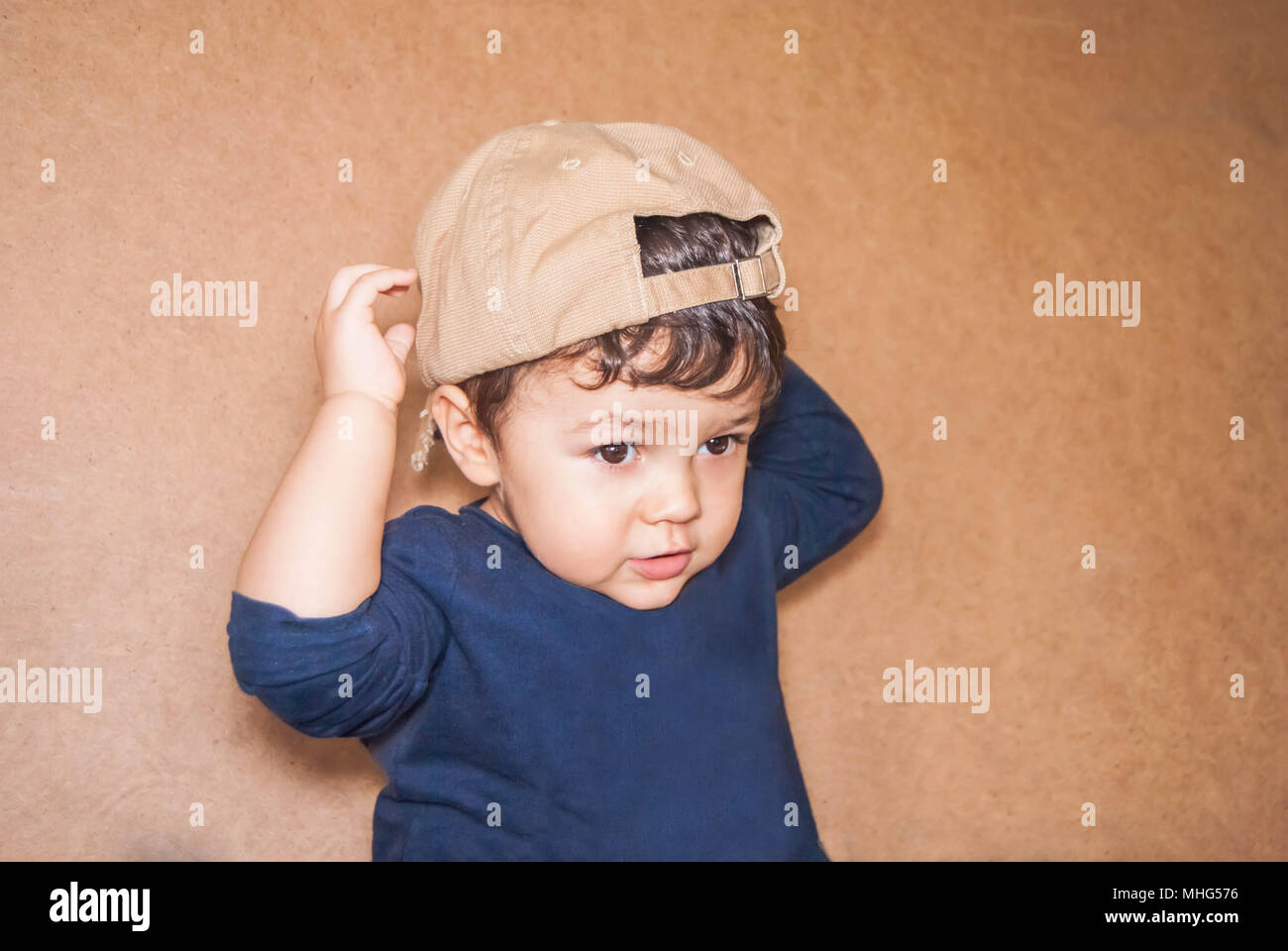Cute fashionable boy hi-res stock photography and images - Alamy