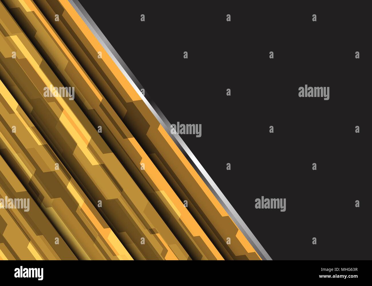 Abstract yellow polygon futuristic design modern futuristic vector ...