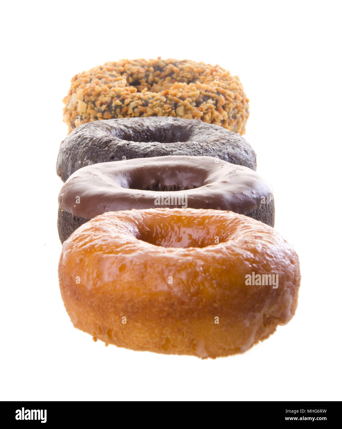 donut isolated on white background Stock Photo - Alamy