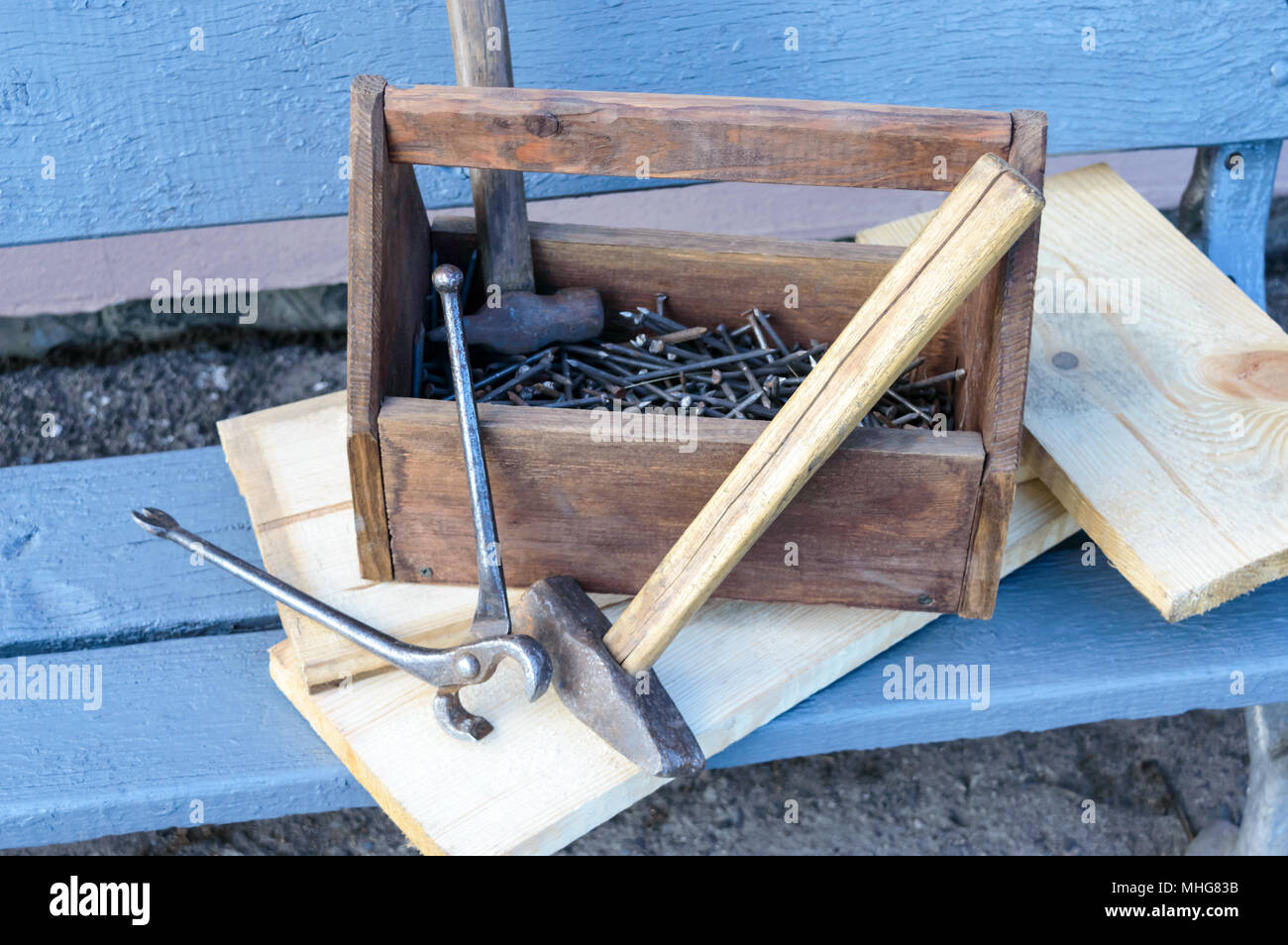 Vintage Toolbox High Resolution Stock Photography and Images - Alamy