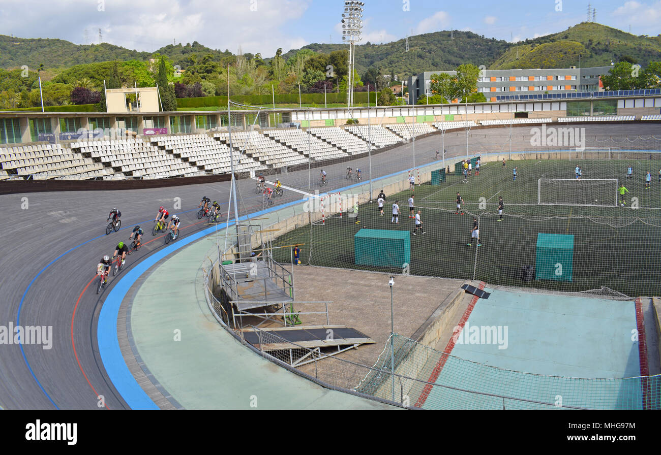 Velodrome of Horta in Barcelona Stock Photo - Alamy