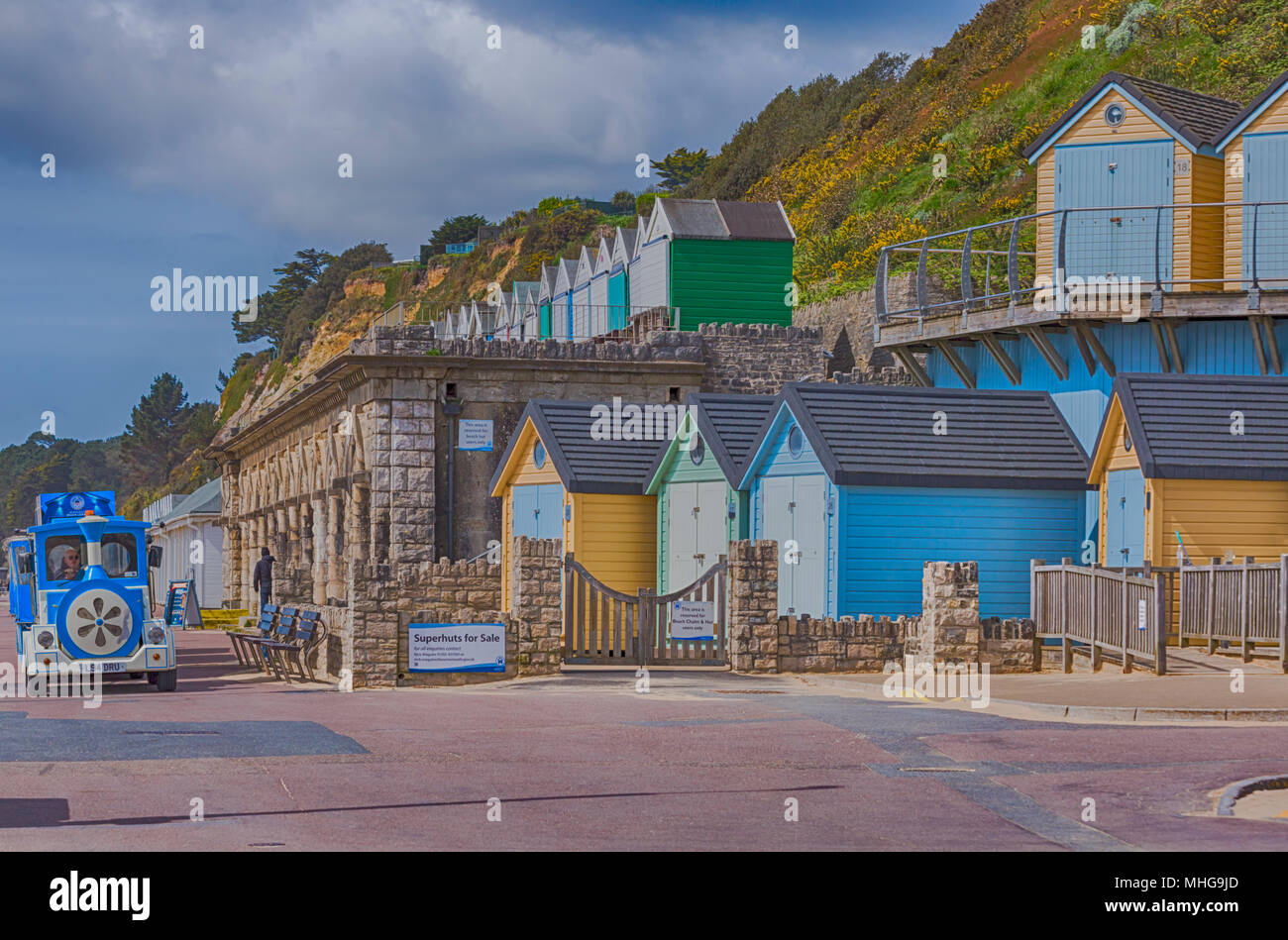Bournemouth landtrain hi-res stock photography and images - Alamy
