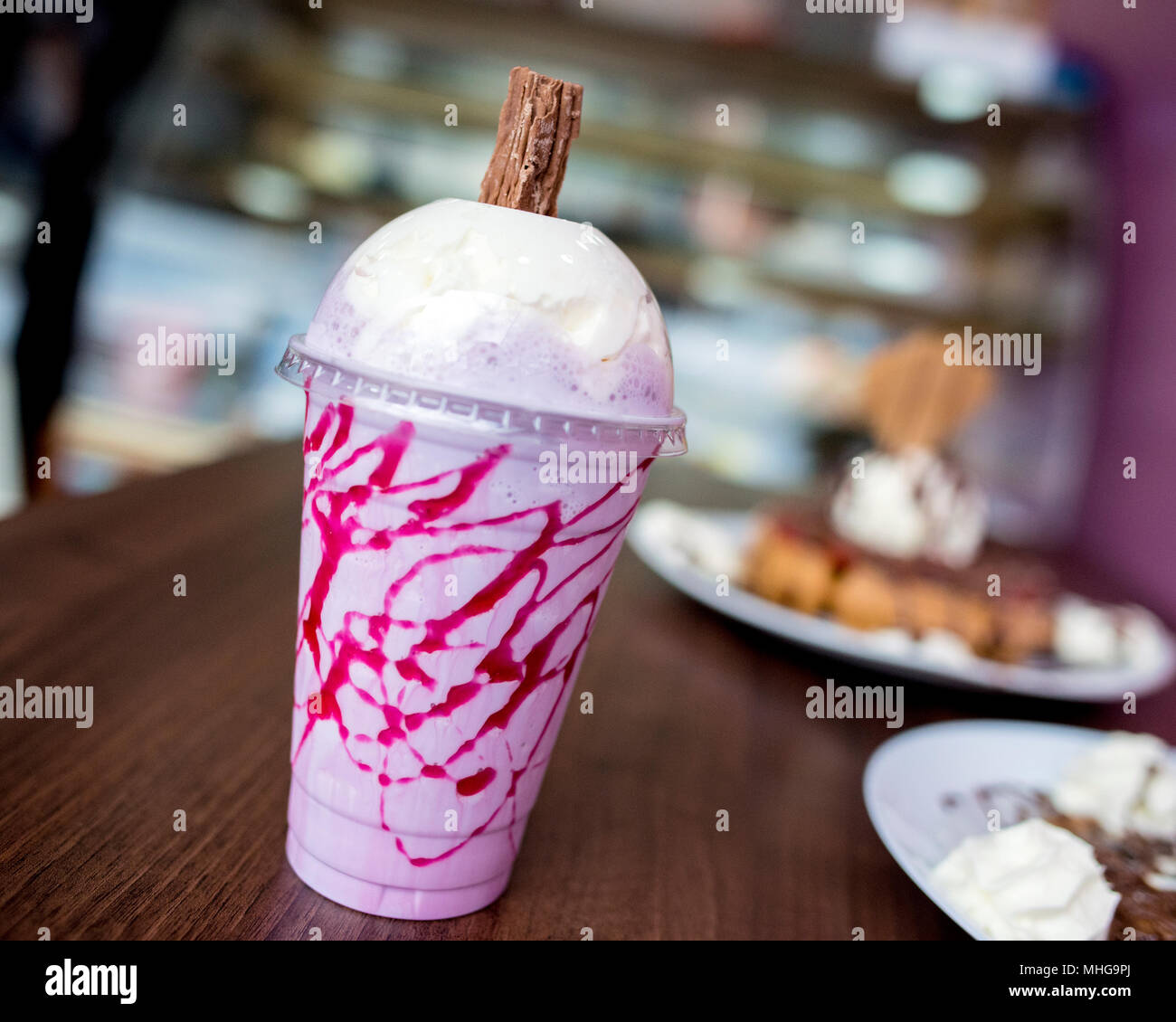 Plate colourful food desert hi-res stock photography and images - Alamy