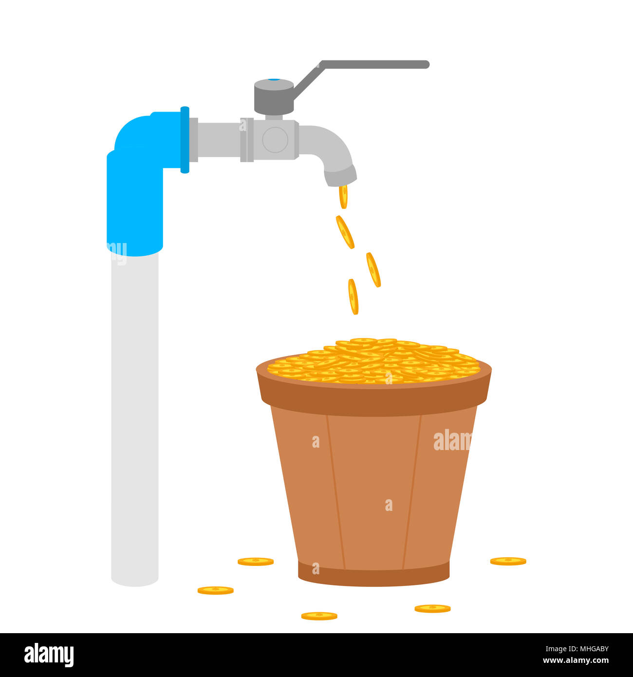 Hand tap money hi-res stock photography and images - Alamy