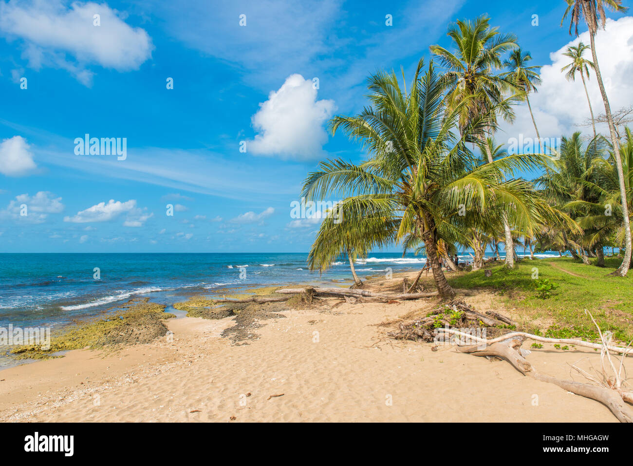 Playa Cocles - beautiful tropical beach close to Puerto Viejo - Costa ...