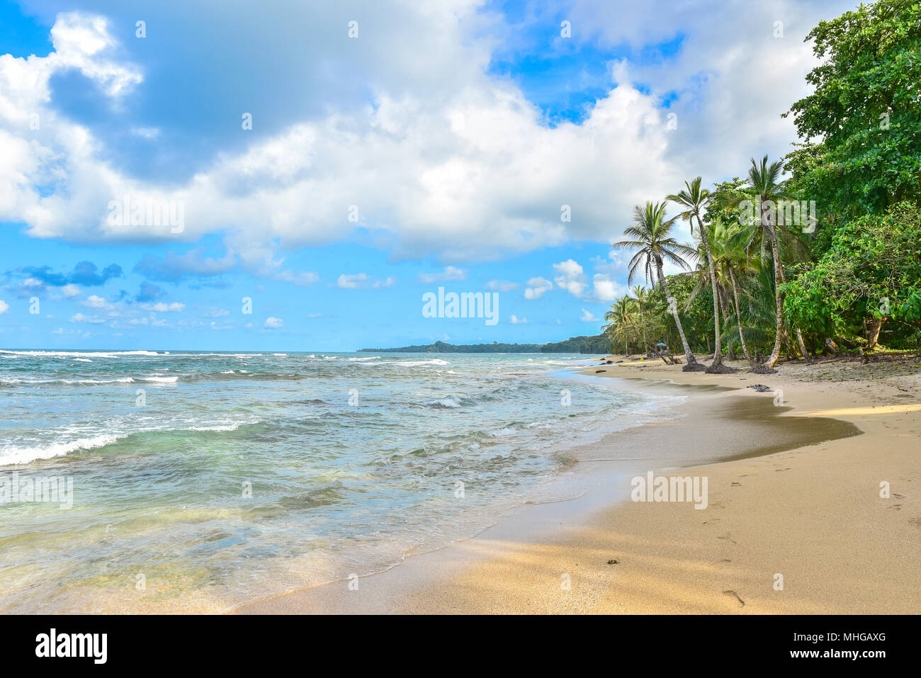 Playa Cocles - beautiful tropical beach close to Puerto Viejo - Costa ...