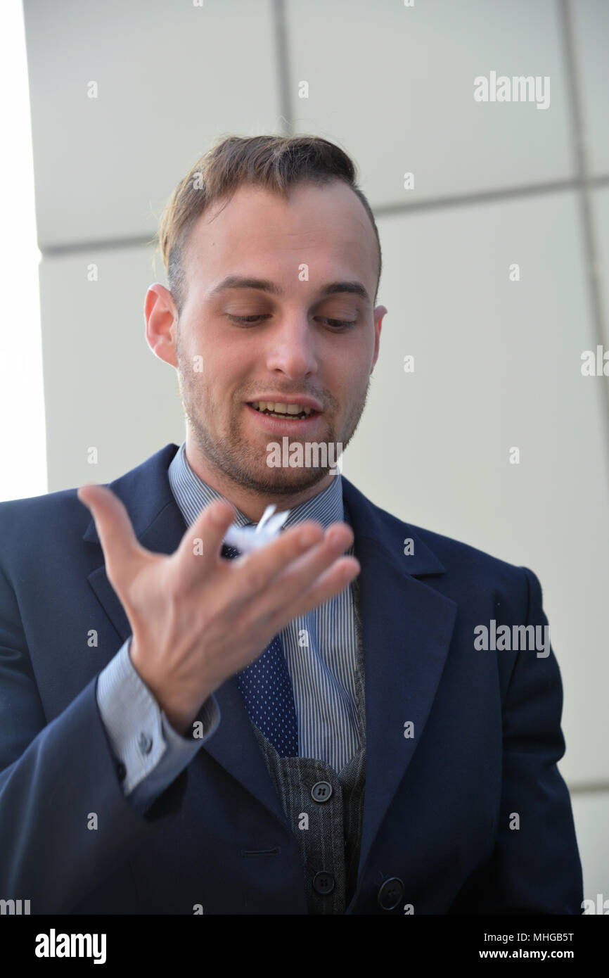 Businessman smiling portrait outdoor hi-res stock photography and ...