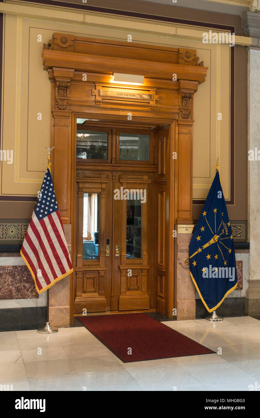 Indiana governor’s office hi-res stock photography and images - Alamy