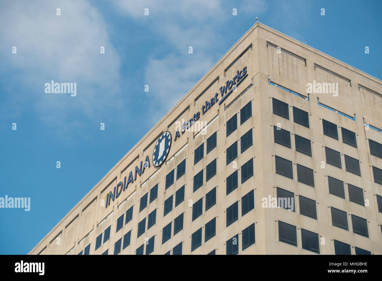 Indiana state capitol building Indianapolis Stock Photo - Alamy