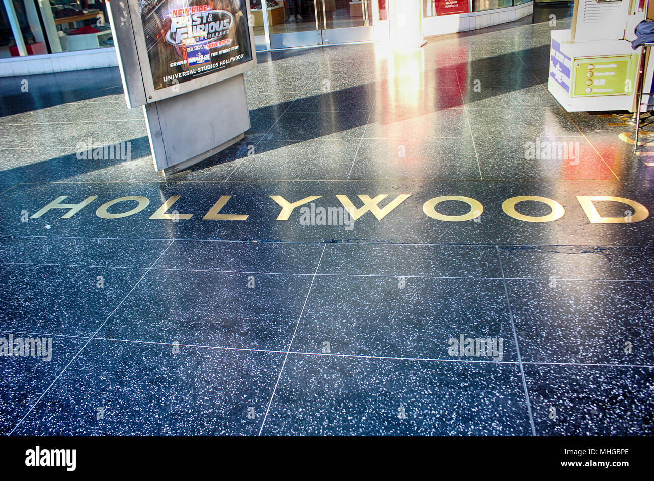 Hollywood Walk of Fame in Los Angeles, California Stock Photo - Alamy