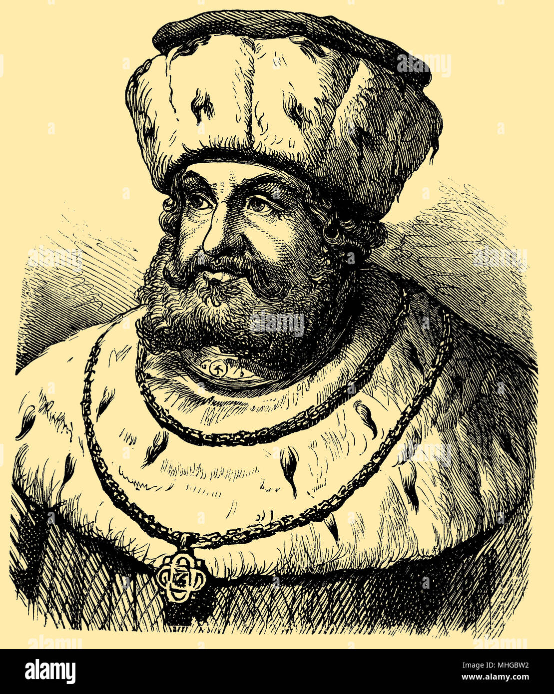 Frederick III., the Wise (born January 17, 1463, died May 5, 1525 Stock ...