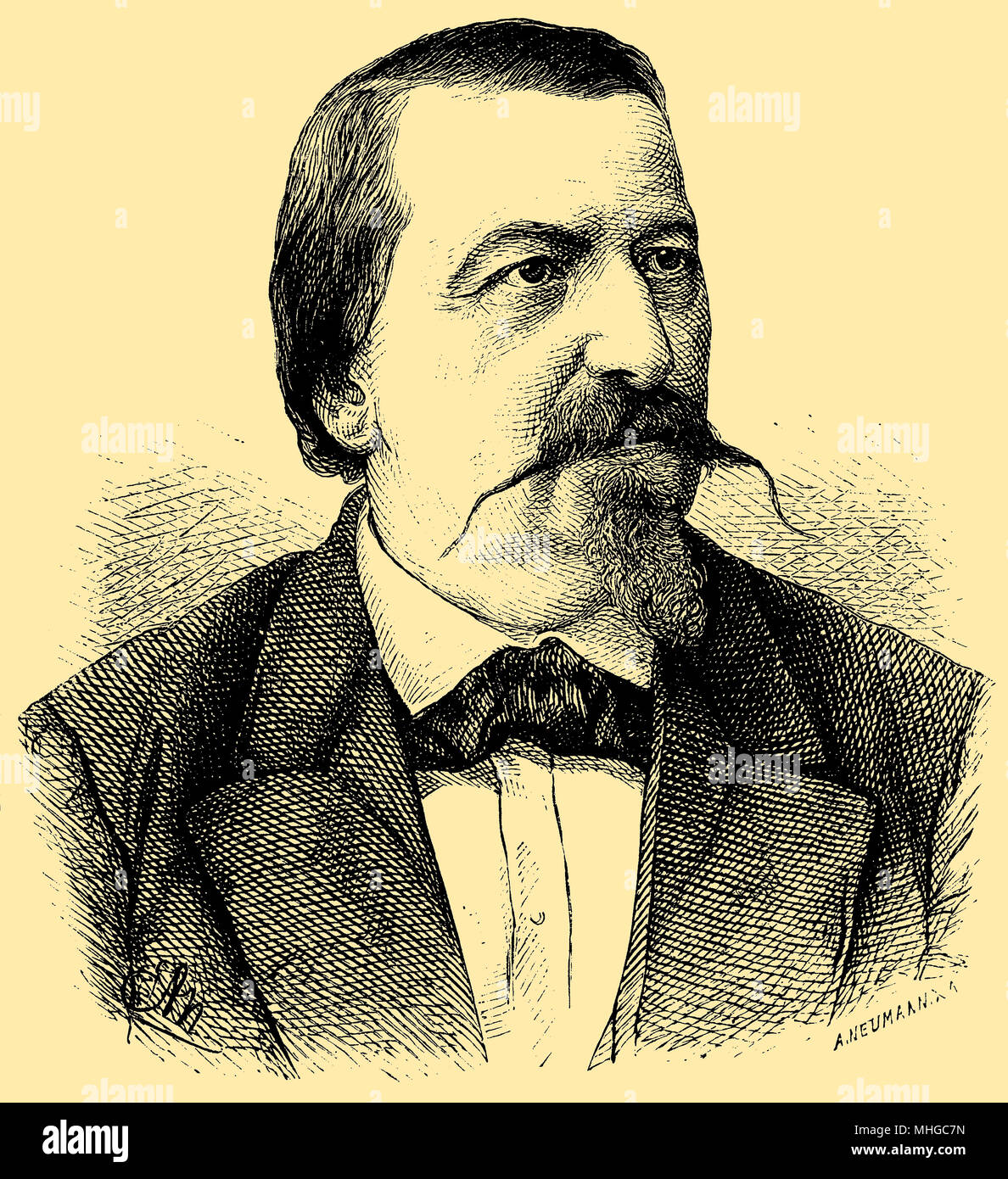 Rudolf von Gottschall (born September 30, 1823 Stock Photo - Alamy