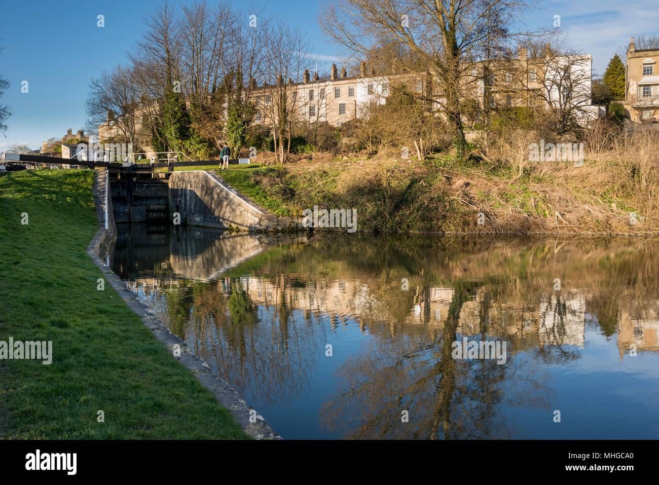 Kennet and avon canal bath locks hi-res stock photography and images ...