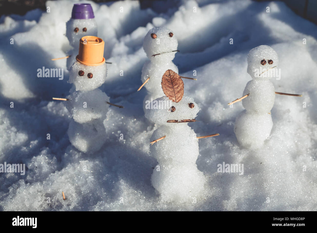 Sad snowman hi-res stock photography and images - Alamy