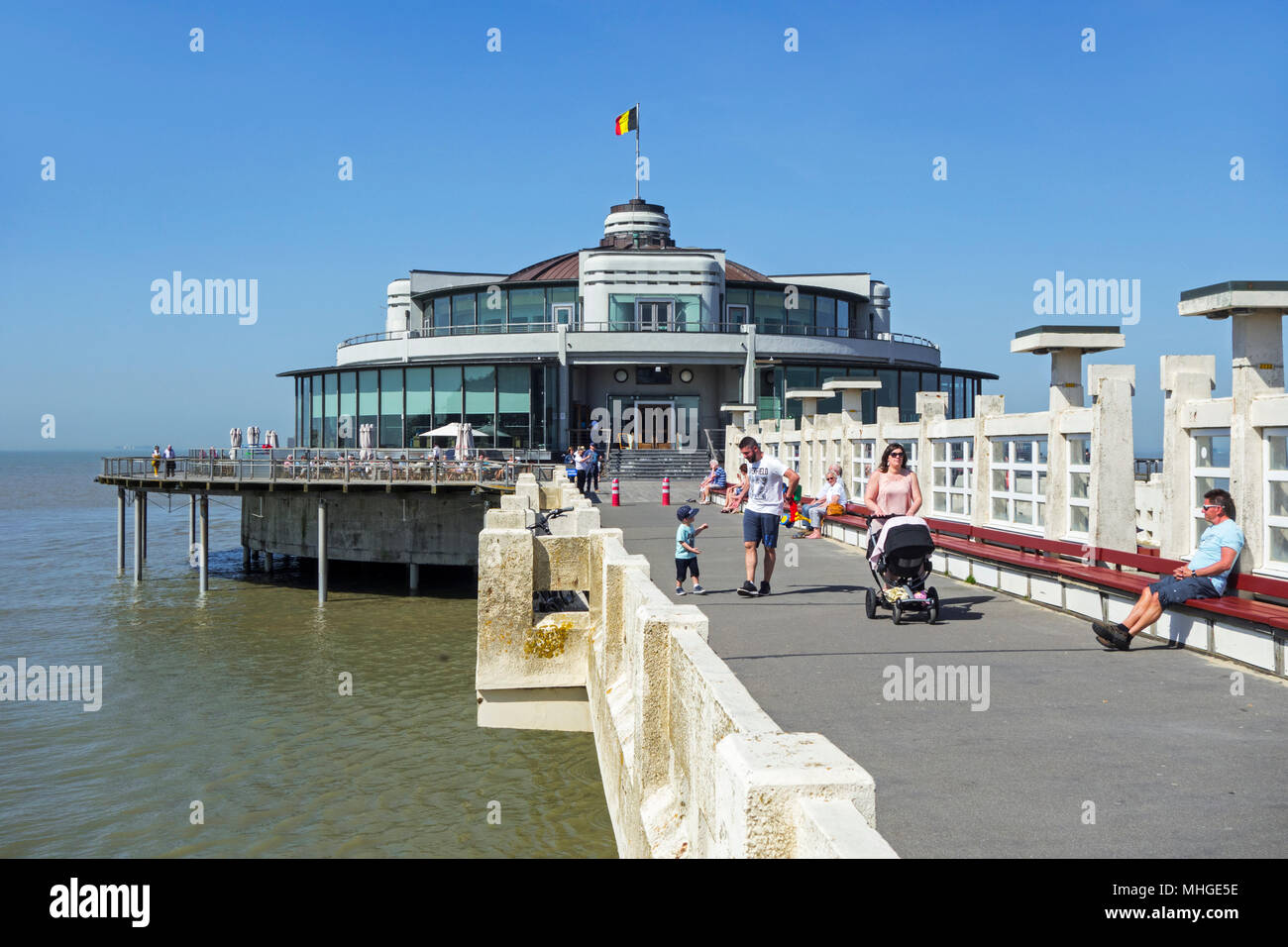 Blankenberge pier, belgium summer hi-res stock photography and images ...
