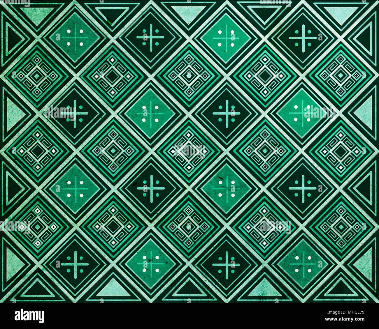 Hand drawn illustration or drawing of an Indigenous ethnic pattern ...