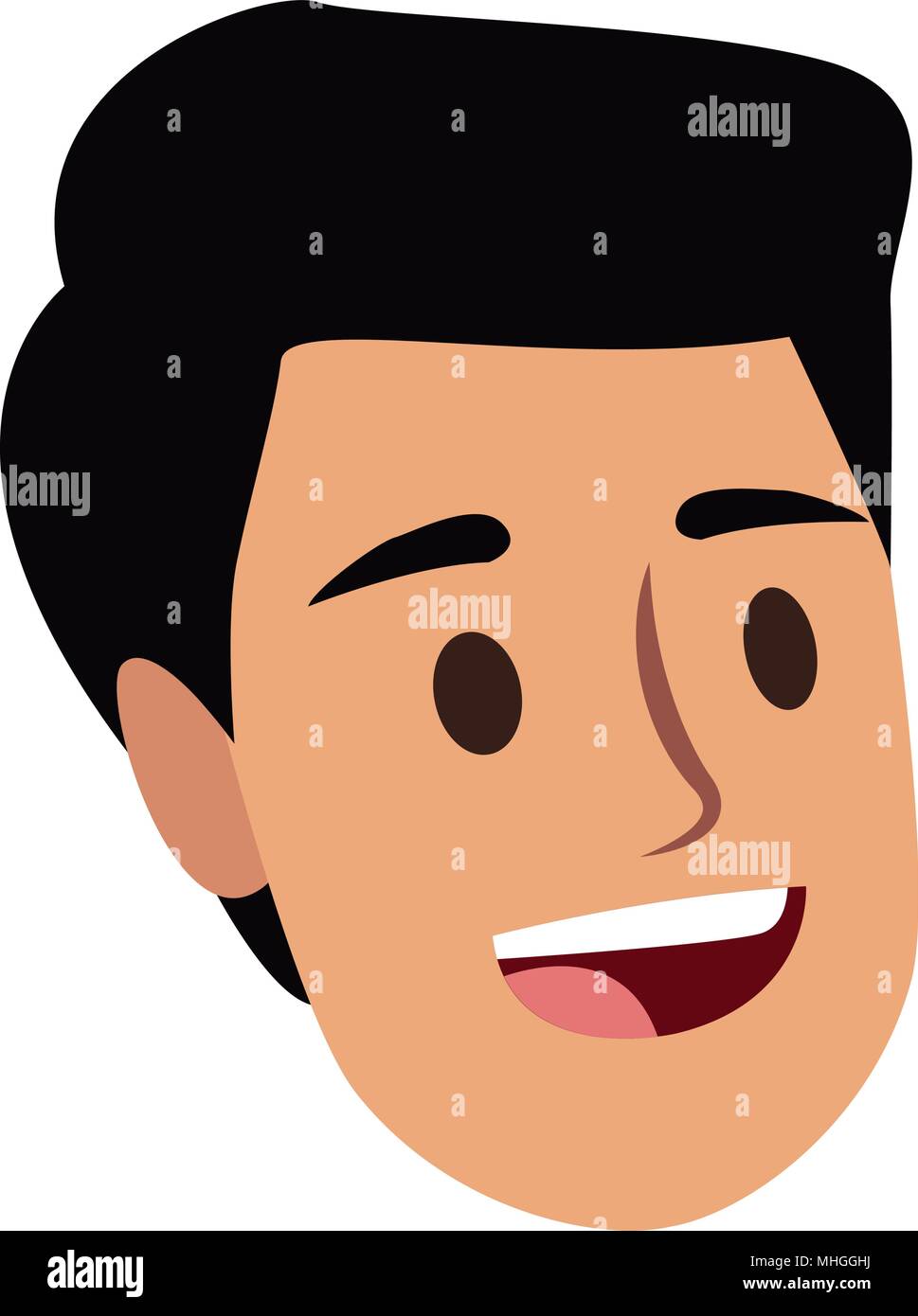 Man face cartoon Stock Vector Image & Art - Alamy