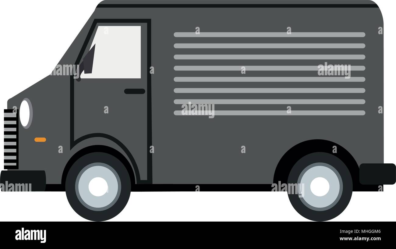 Van delivery vehicle Stock Vector Image & Art - Alamy