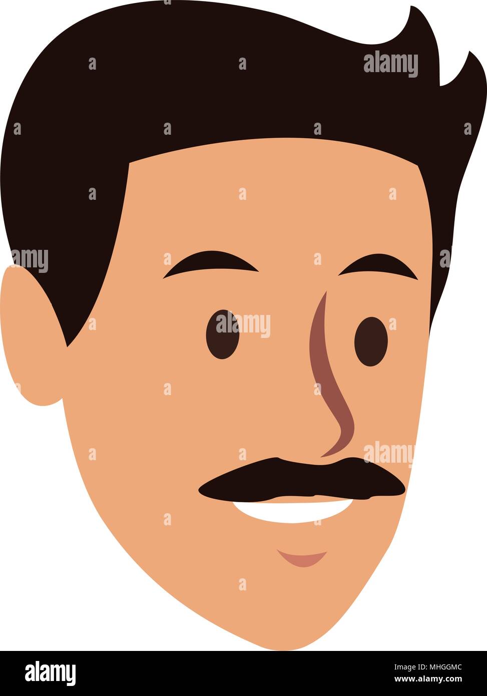 Man face cartoon Stock Vector Image & Art - Alamy
