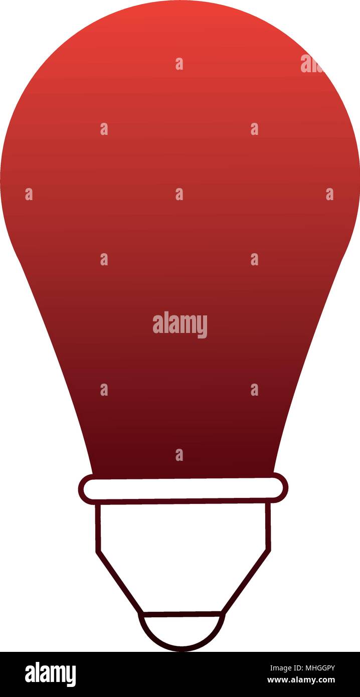 Light bulb symbol on red lines Stock Vector Image & Art - Alamy
