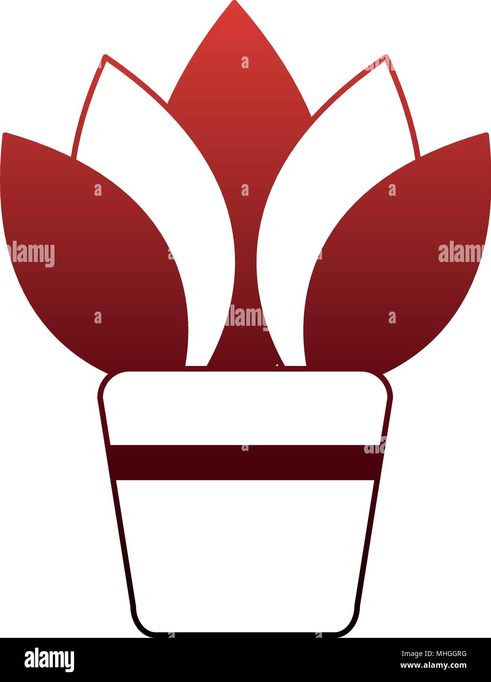 Desk computer symbol on red lines Stock Vector Image & Art - Alamy