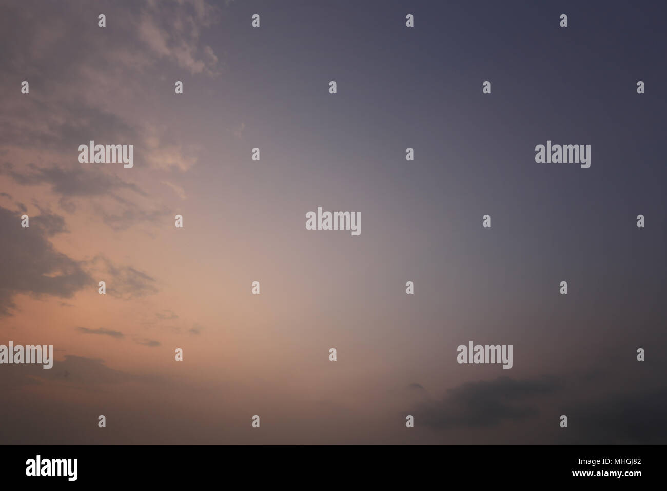 Sky in the evening with twilight background for design in your nature ...