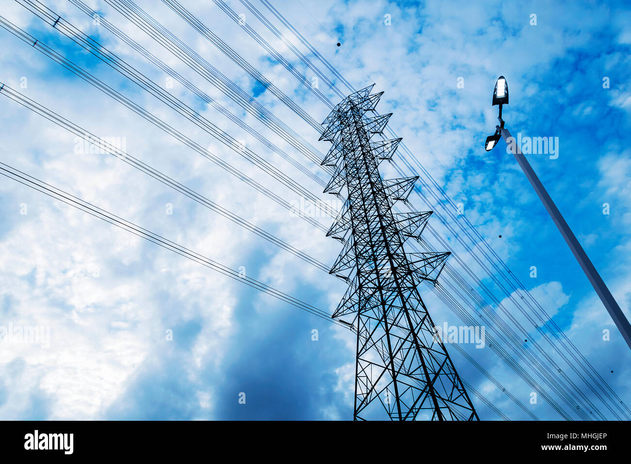 Places of power lines hi-res stock photography and images - Alamy