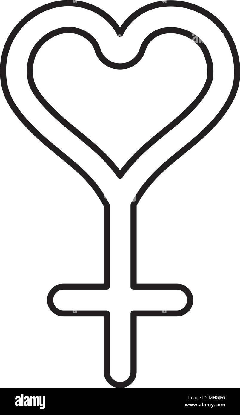 line womens symbol style to holiday celebration Stock Vector Image ...