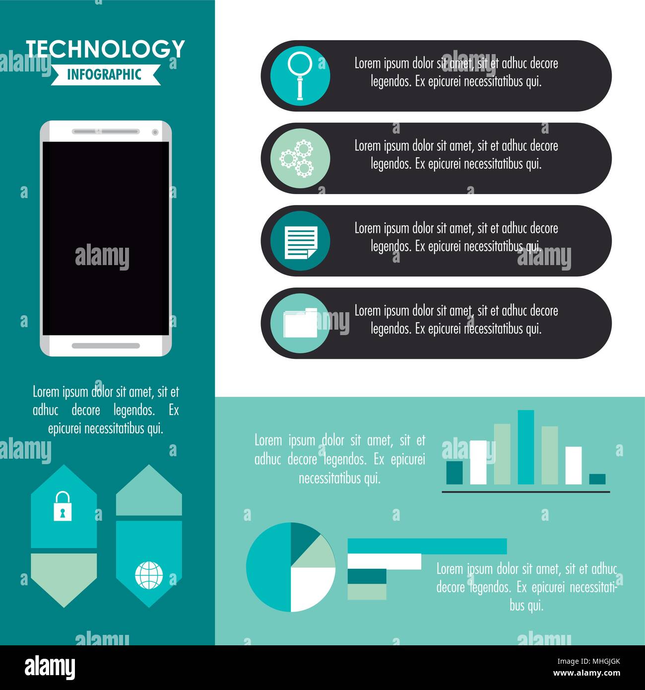 Tehnology infographic concept Stock Vector Image & Art - Alamy