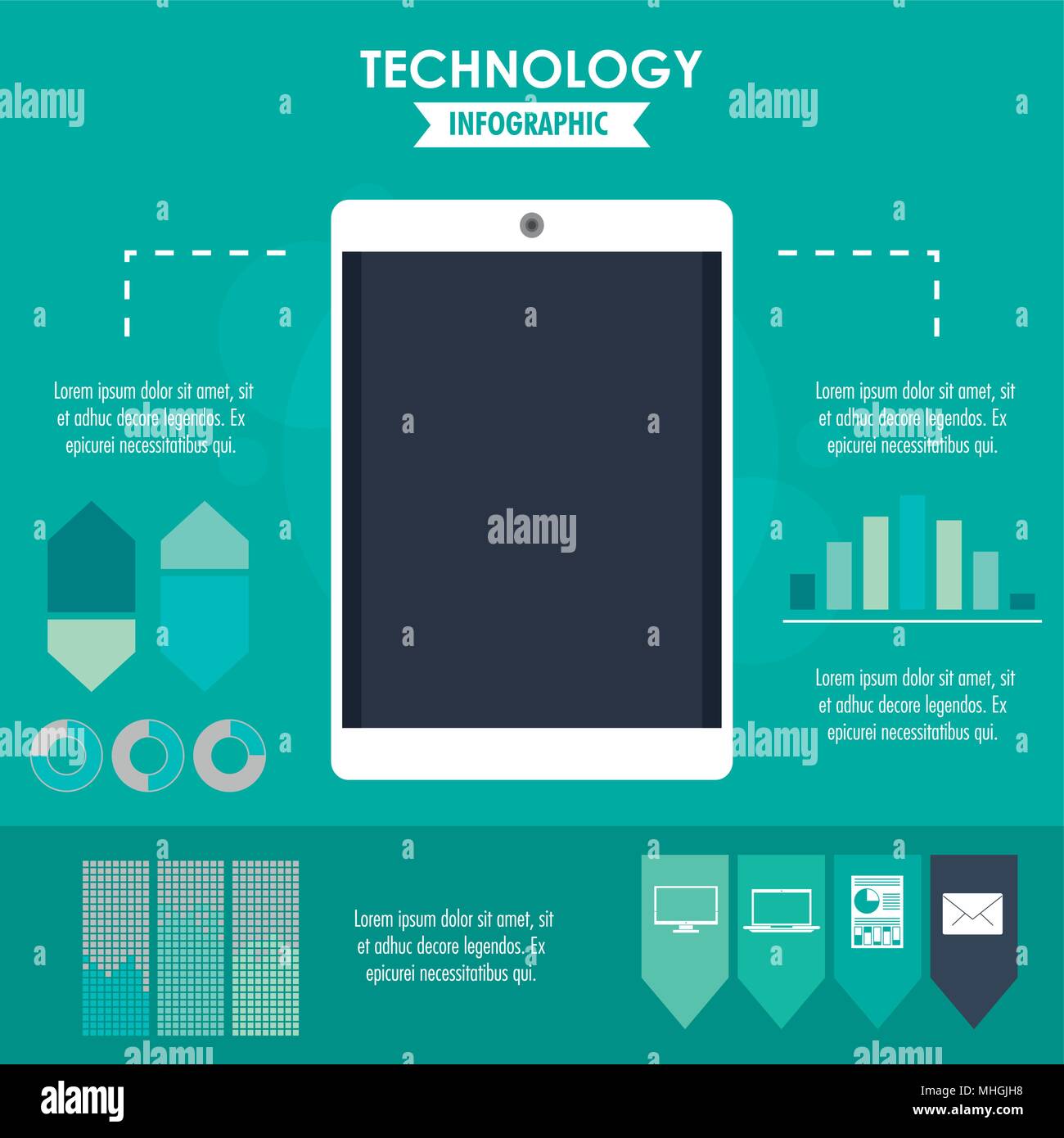 Tehnology infographic concept Stock Vector Image & Art - Alamy
