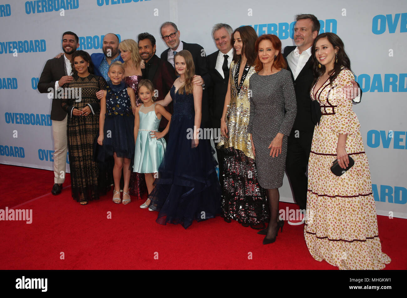 WESTWOOD, CA - APRIL 30: Cast of 'Overboard', Attends the premiere of ...