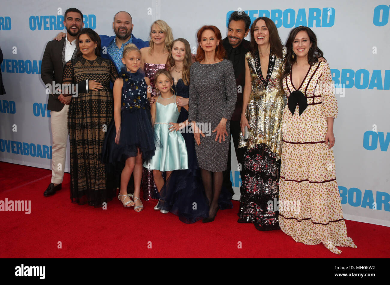 WESTWOOD, CA - APRIL 30: Cast of 'Overboard', Attends the premiere of ...