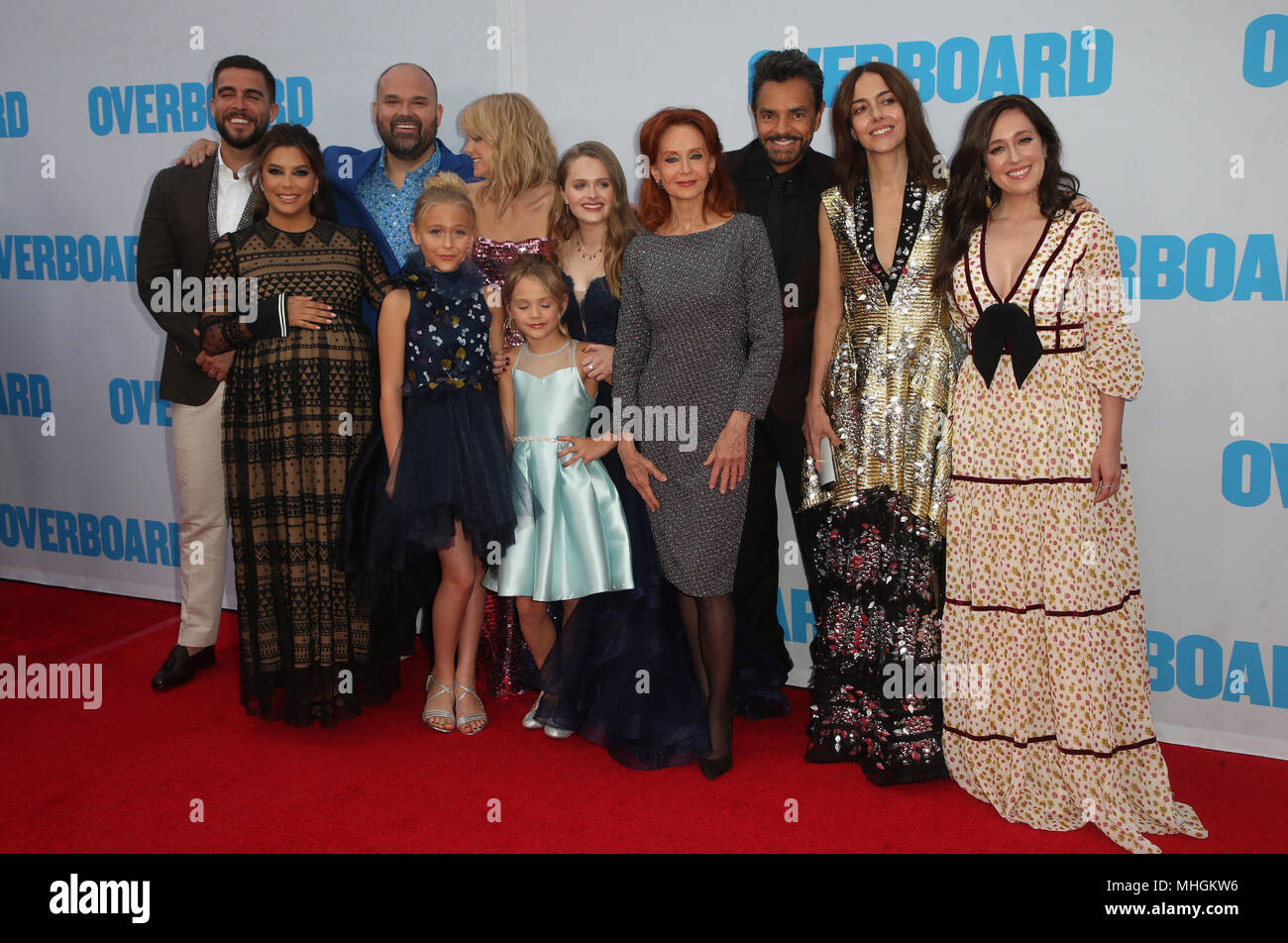 WESTWOOD, CA - APRIL 30: Cast of 'Overboard', Attends the premiere of ...