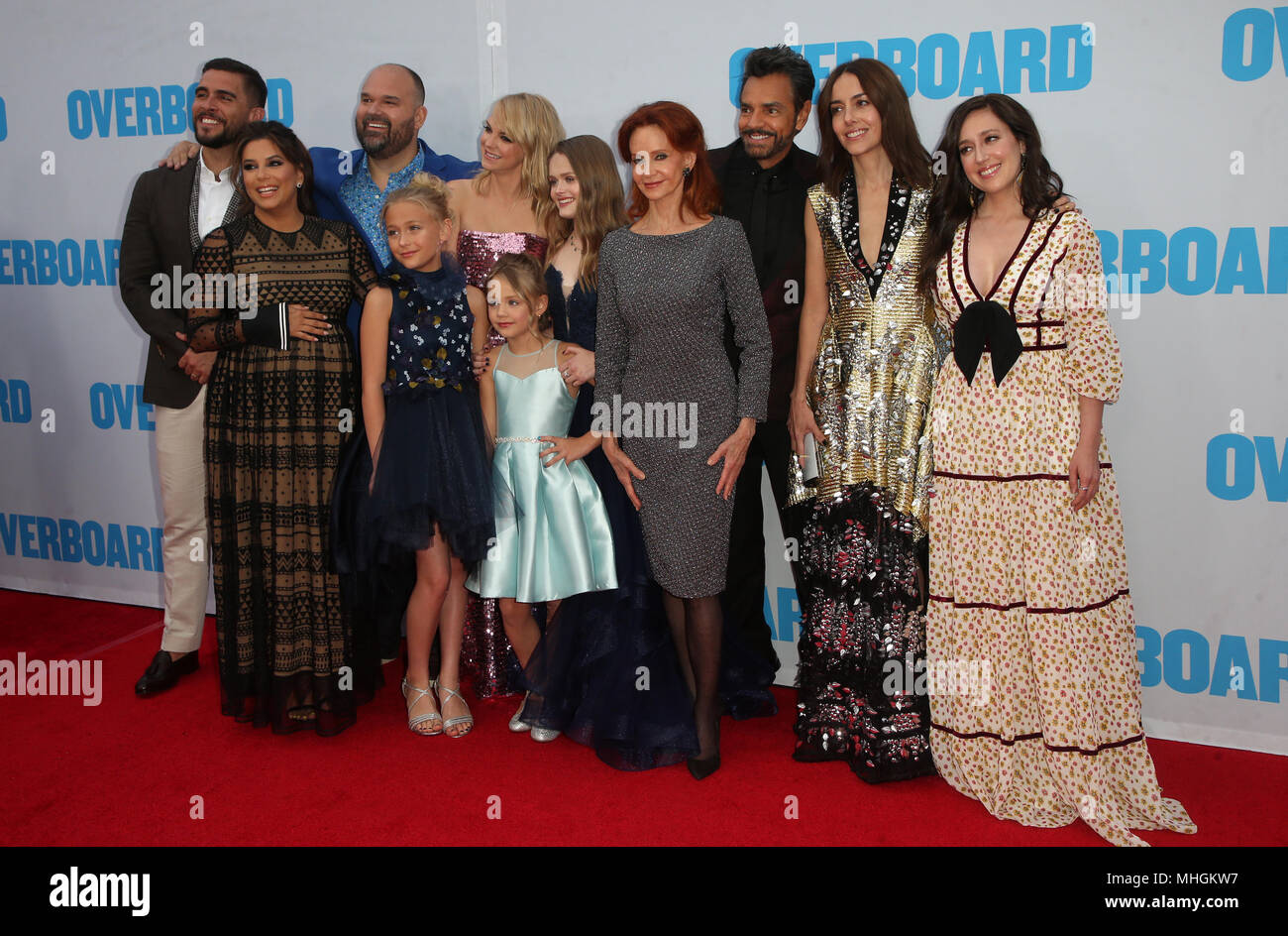 WESTWOOD, CA - APRIL 30: Cast of 'Overboard', Attends the premiere of ...
