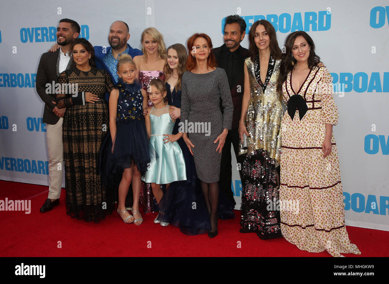 WESTWOOD, CA - APRIL 30: Cast of 'Overboard', Attends the premiere of ...