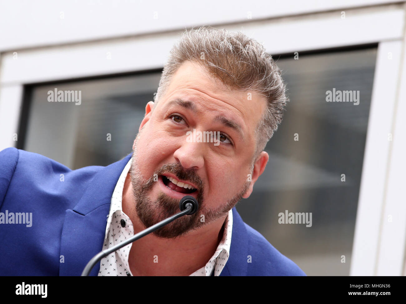 Hollywood, Ca. 30th Apr, 2018. Joey Fatone, pictured as NSYNC Is ...