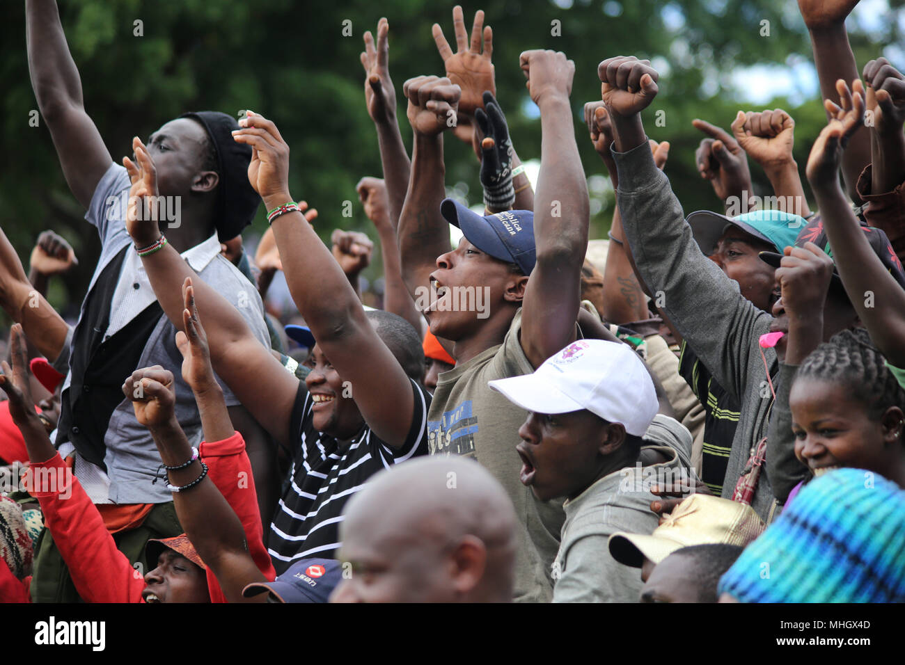 Kenyatta odinga 2018 hi-res stock photography and images - Alamy