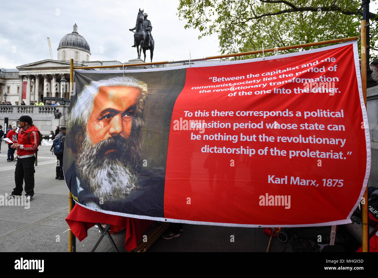Karl marx banner hi-res stock photography and images - Alamy