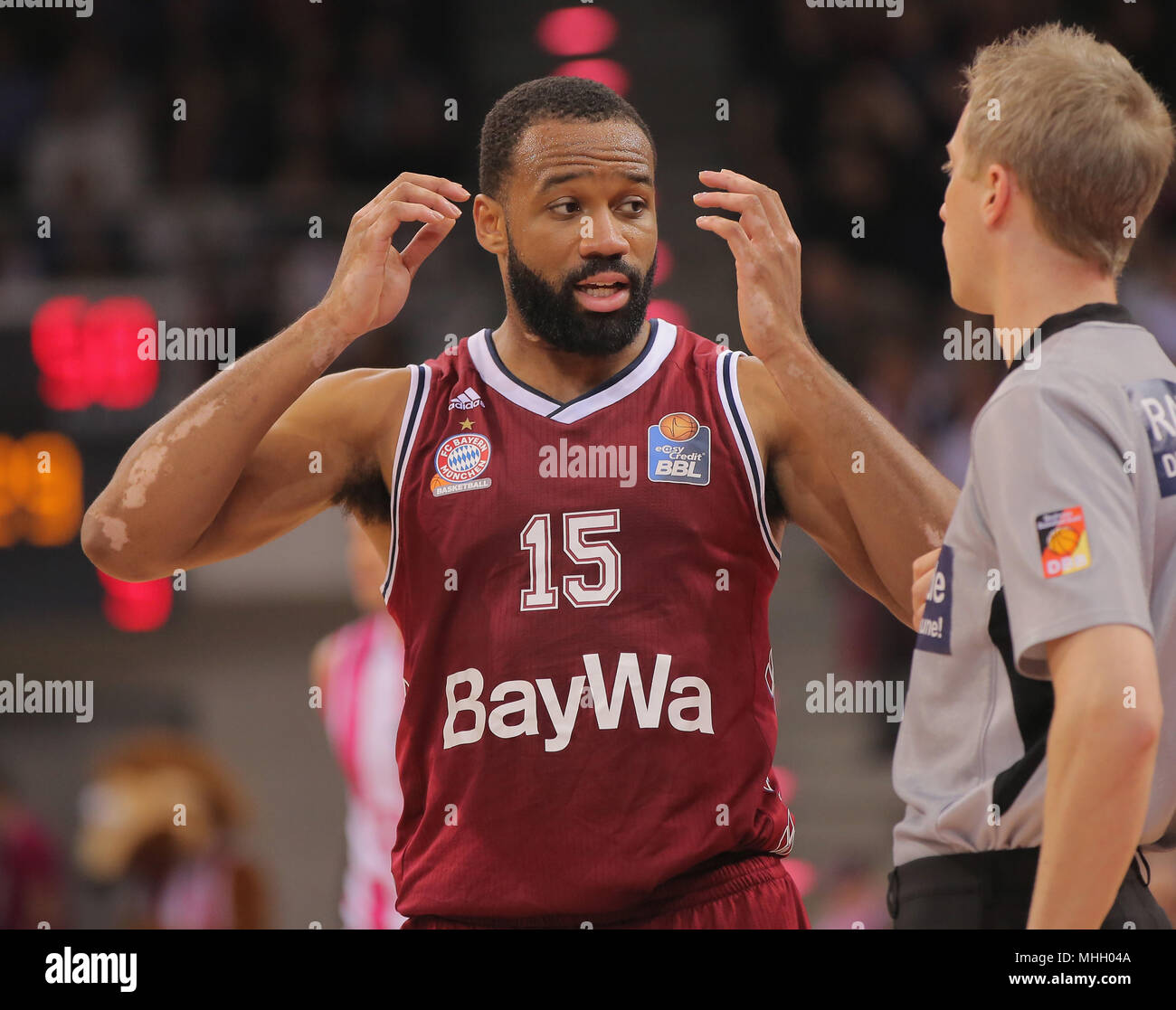 Bonn, Germany May 1 2018, Basketball Bundesliga, BBL, Telekom Baskets ...