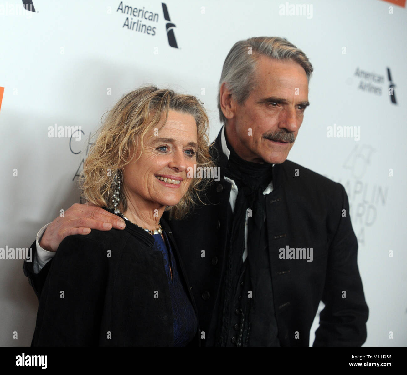 NEW YORK, NY - APRIL 30: Sinead Cusack, Jeremy Irons attends the 45th ...