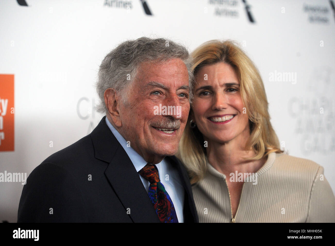 NEW YORK, NY - APRIL 30: Tony Bennett, Susan Crow attends the 45th ...