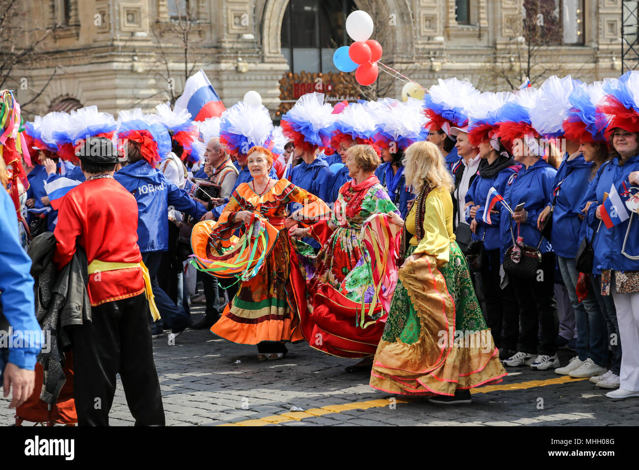 Moscow, Russia. 1st May, 2018. 2018 May 1st, Moscow - Russia. Parade to ...