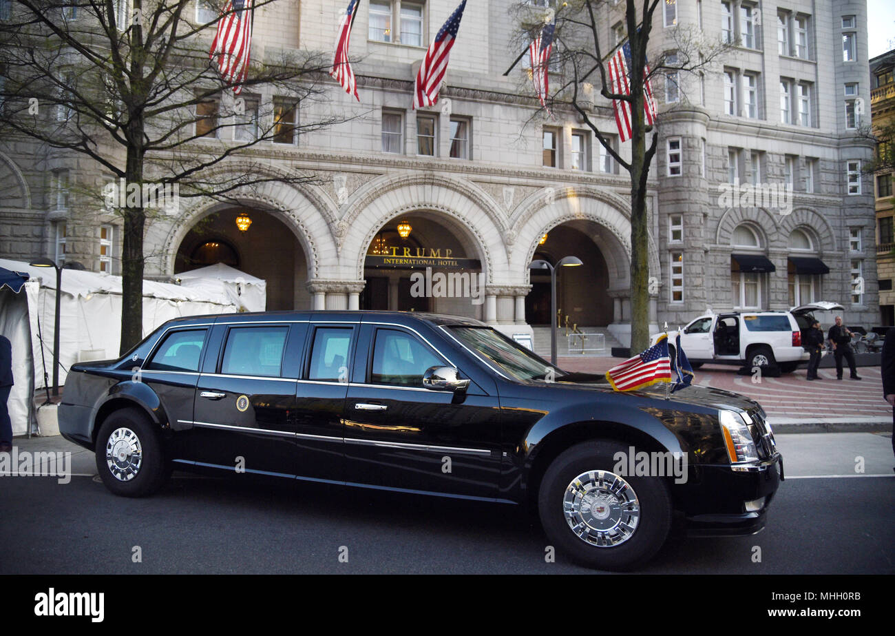 Washington, District of Columbia, USA. 30th Apr, 2018. The presidential ...