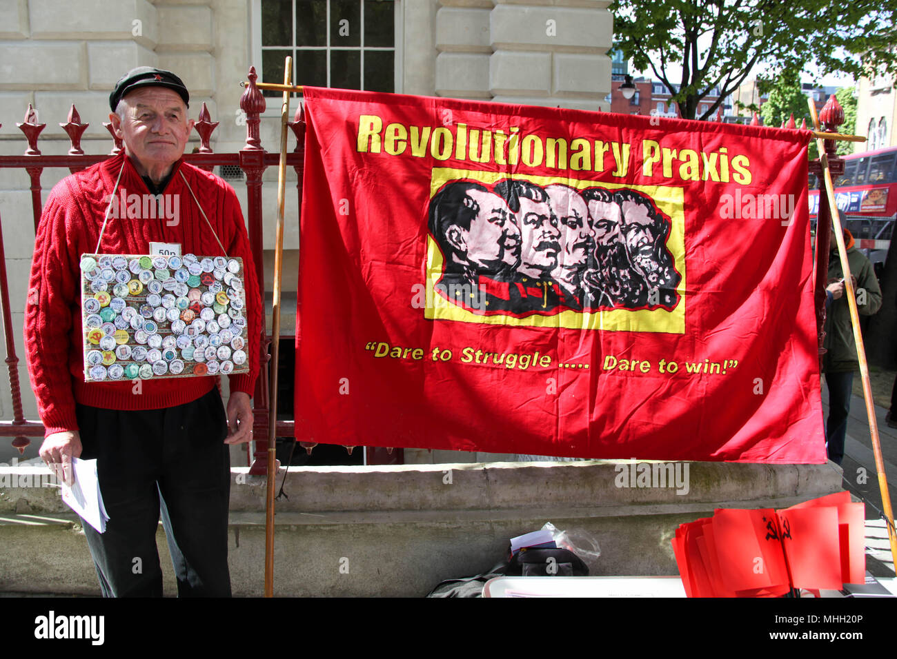 Communist flag london hi-res stock photography and images - Alamy