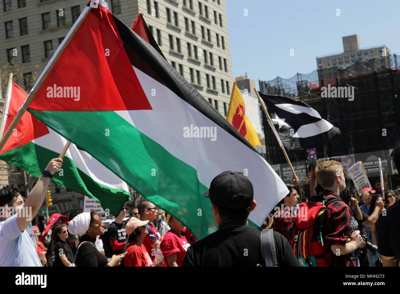 New York City, New York, USA. 1st May, 2018. A small mid-day ...