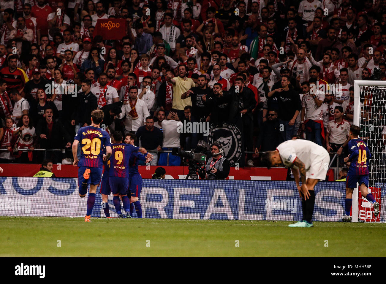 Wanda Metropolitano, Madrid, Spain. 21st Apr, 2018. Copa del Rey ...