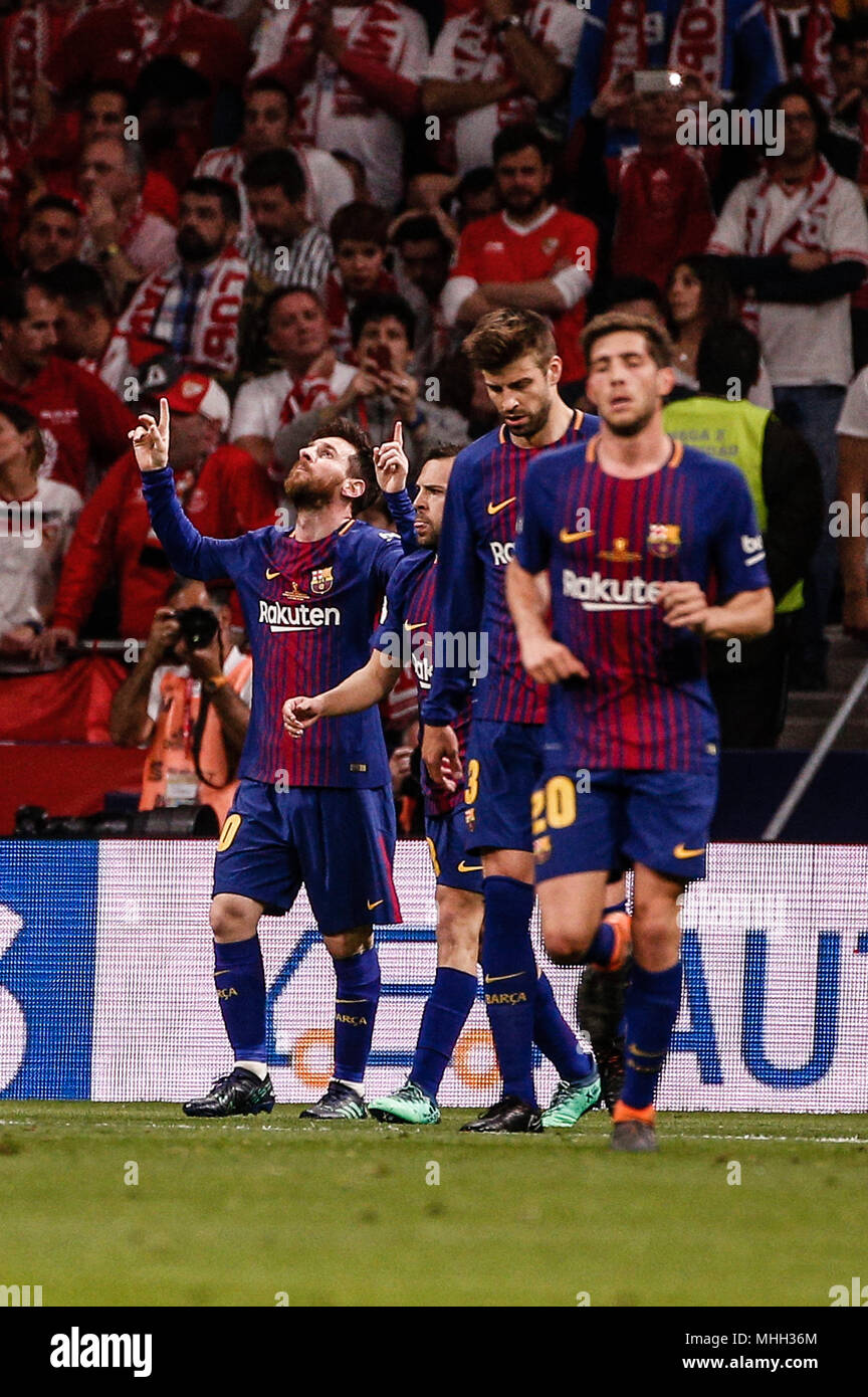 Wanda Metropolitano, Madrid, Spain. 21st Apr, 2018. Copa del Rey ...
